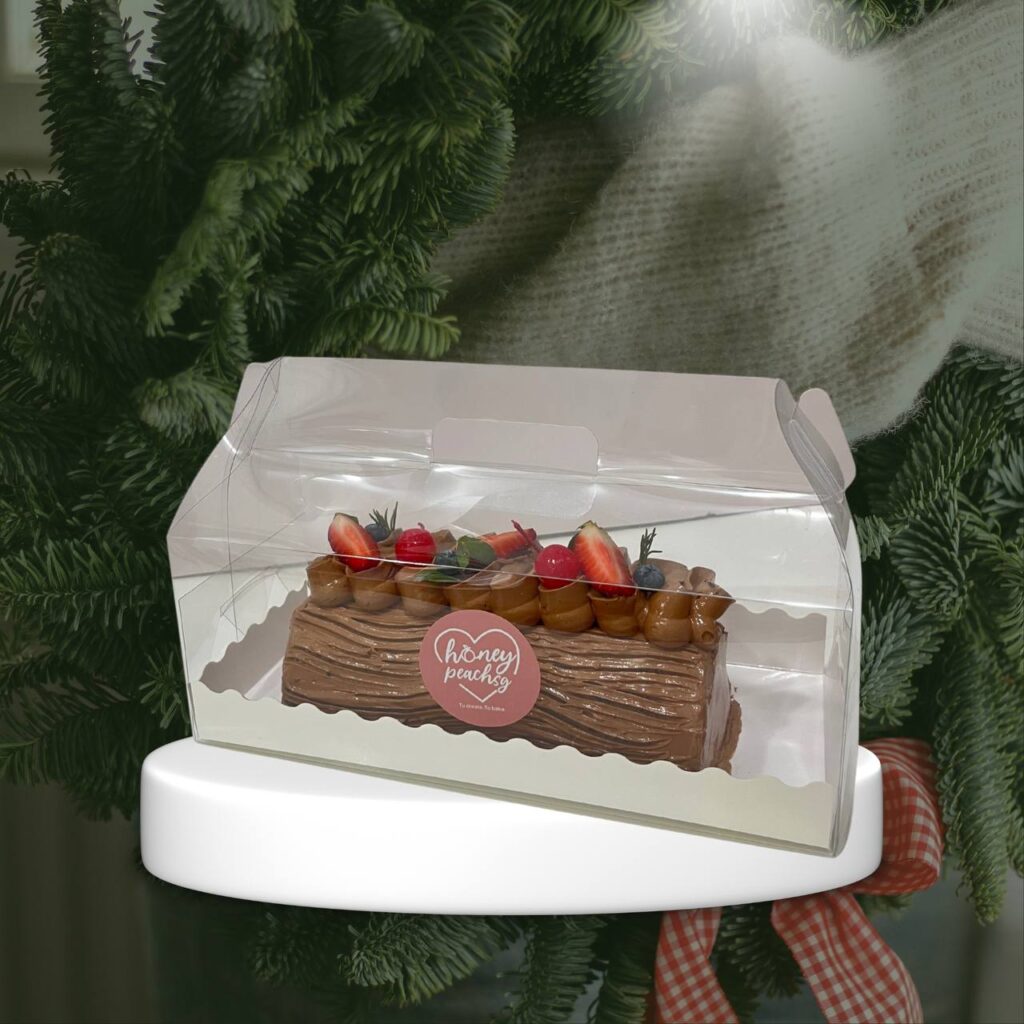 Chocolate Yule Log Cake (Reg Size)